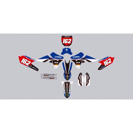 Kit deco Stickers autocollant Yamaha YZF 250