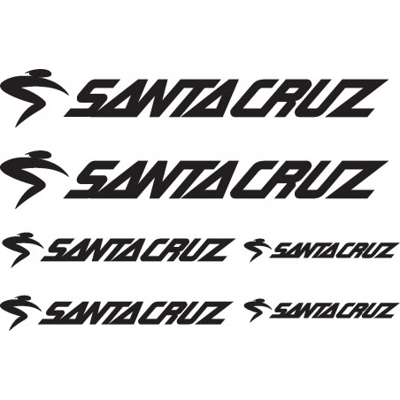 Stickers autocollants Vélo VTT Bike Santa Cruz