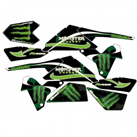 Sticker Autocollant Kit deco Quad Suzuki LTR 450 Monster Energy
